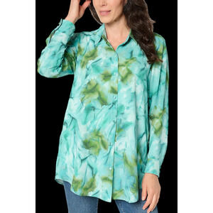 Susan Graver | Tops | Susan Graver Womens Woven Button Front Duster ...